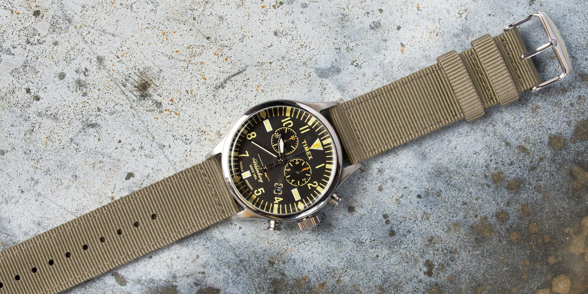 Quick Release Nylon Watch Band - Khaki – Archer Watch Straps