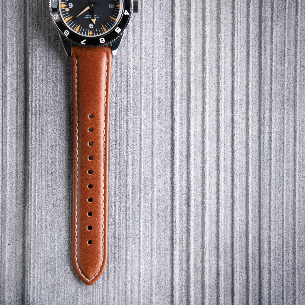 Quick Release Leather - Cognac/Natural – Archer Watch Straps