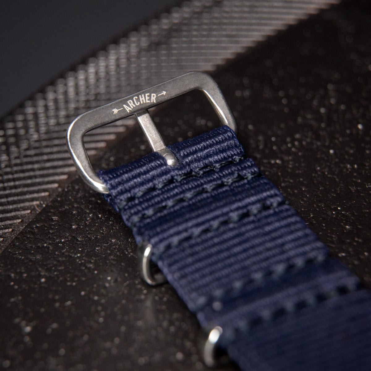 Classic Military Style Nylon - Navy – Archer Watch Straps