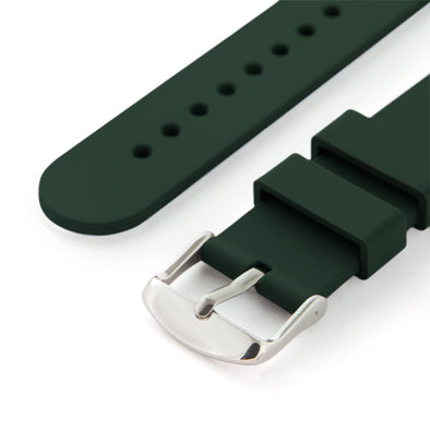 Quick Release Silicone - British Racing Green – Archer Watch Straps