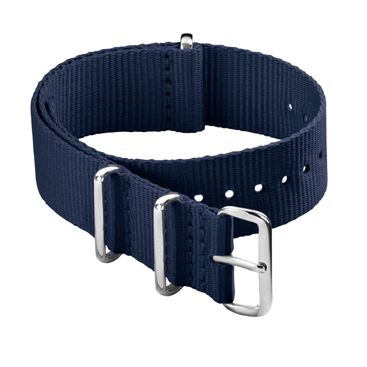 Classic Military Style Nylon Watch Band - Navy