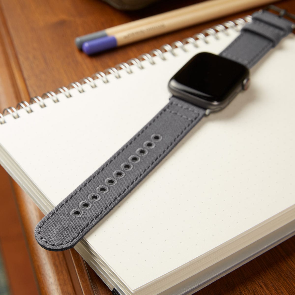 Apple Watch Canvas - Slate Gray/Space Gray – Archer Watch Straps