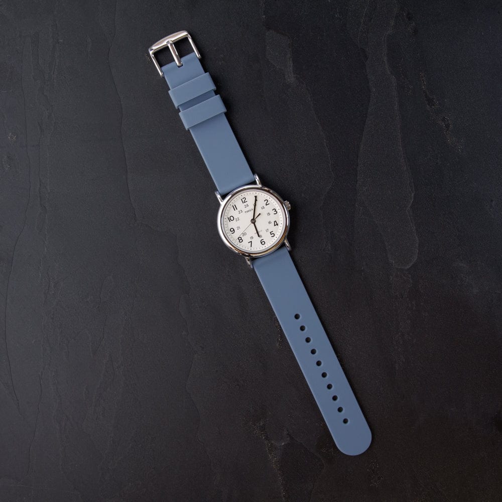 Quick Release Silicone - Steel Blue – Archer Watch Straps